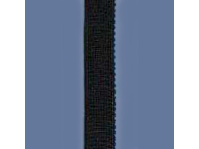 Picot Facing Elastic 1/2" - Black from CorsetMakingSupplies.com