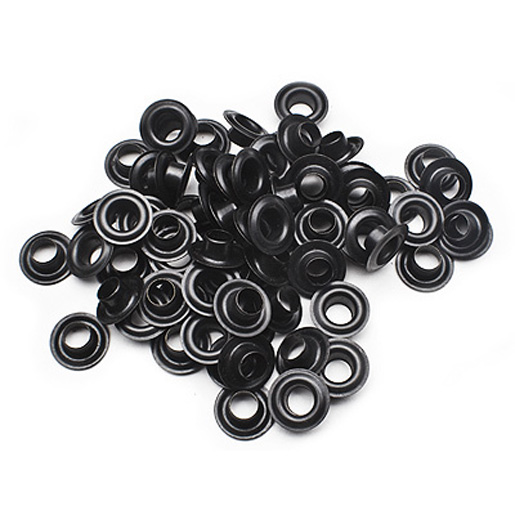 Grommet + Washer - Sz. 0 Black (Dozen) from CorsetMakingSupplies.com