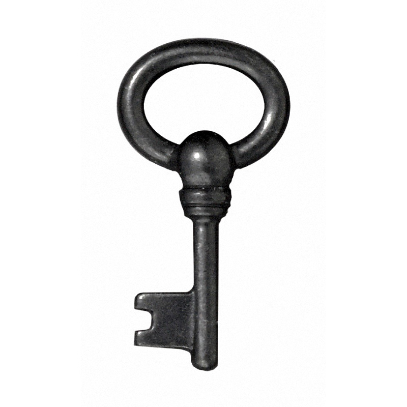 Drop Oval Key Black from LeatherCraftingSupplies.com